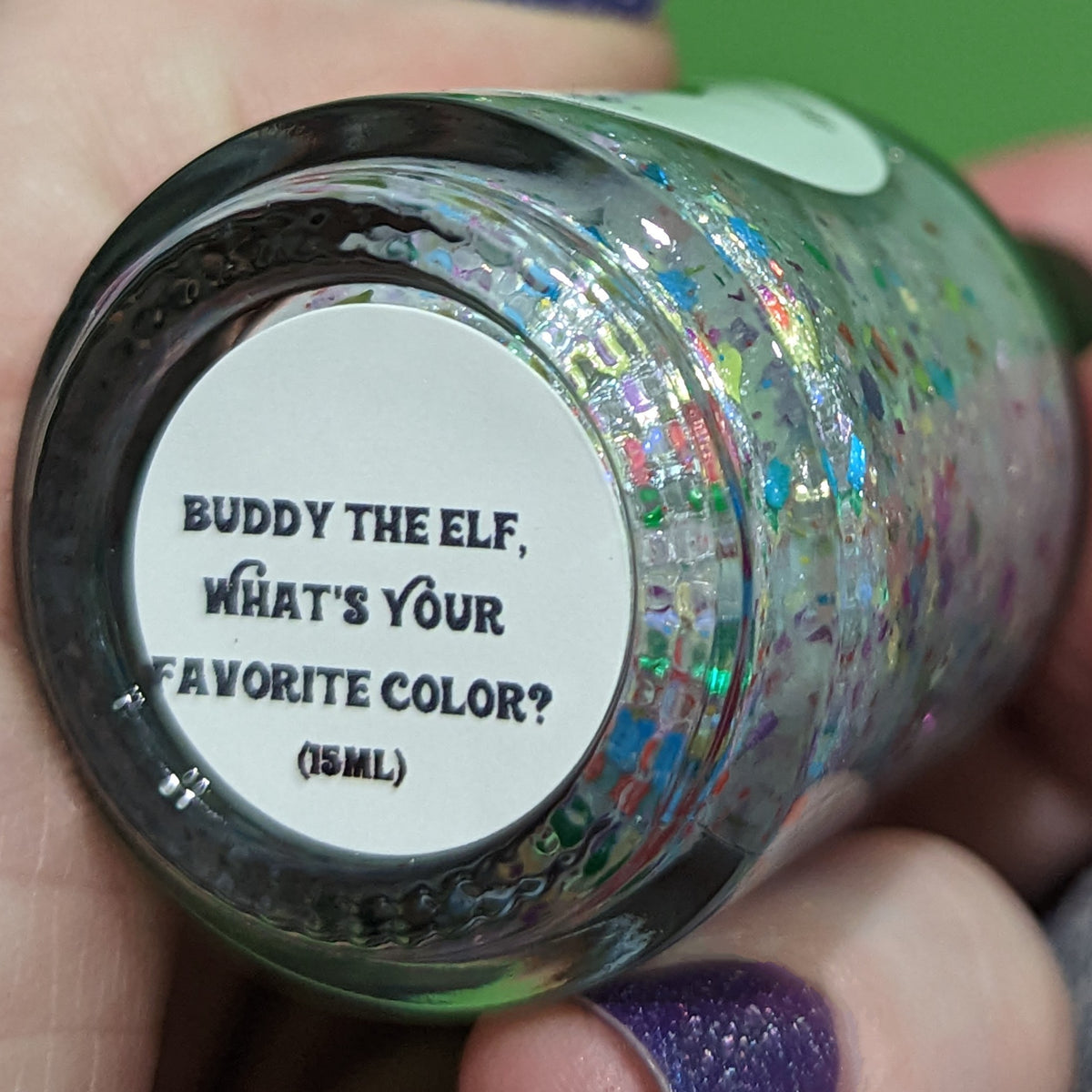 Buddy The Elf, What's Your Favorite Color? – Dainty Digits Lacquer